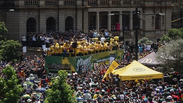 Springbok 'legends' start homecoming World Cup victory tour » Africa ...